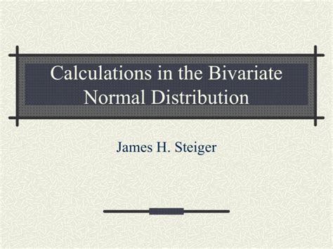 Exercises In The Bivariate Normal Distribution