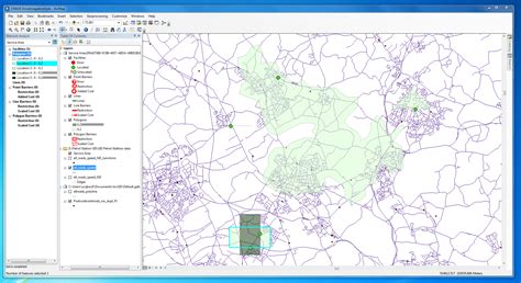 Arcgis Desktop Using Time To Calculate Service Areas In Arcmap