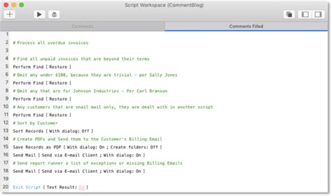 Explain Yourself With The Filemaker Comment Script Filemakerprogurus