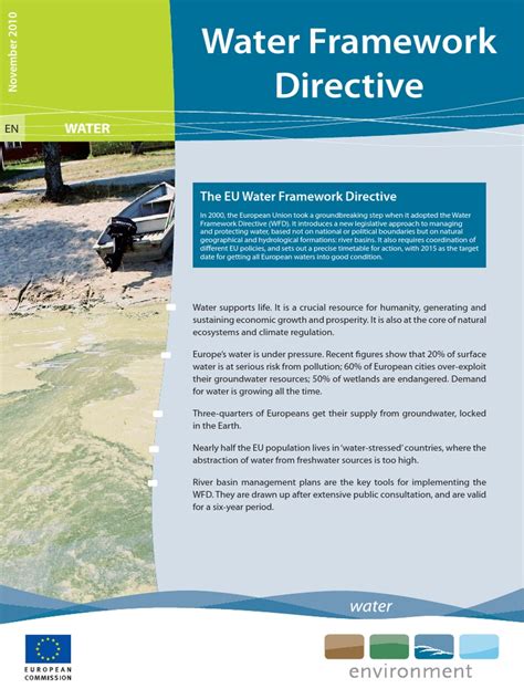 Water Framework Directive River Water Resource Management