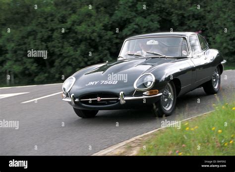Car Jaguar E Type Serie I Vintage Car Model Year 1961 1968 1960s