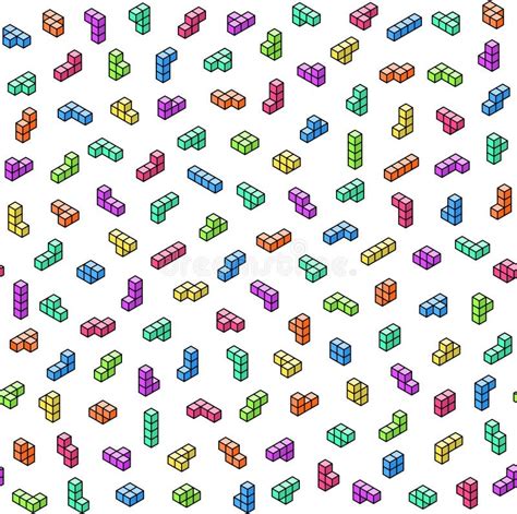 Tetromino Game Stock Illustrations 48 Tetromino Game Stock