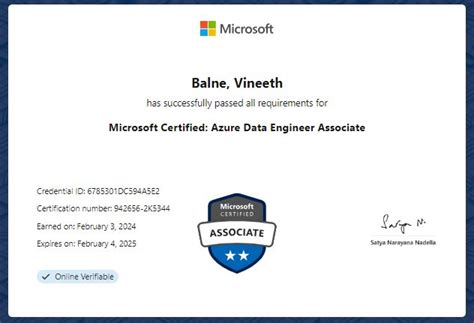 Dataengineer Dp203 Azurecertified Microsoftcertification Vineeth Balne