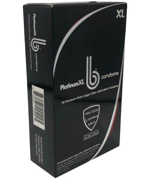 B Condoms Platinum Xl 10 Pack Sex On The Table