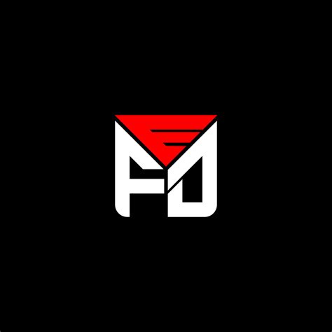 Efd Letter Logo Creative Design With Vector Graphic Efd Simple And