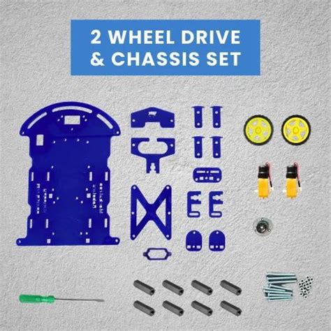 Mechatron Robotics 2 Wheel Drive Robot Chassis Set Model Name Number Mr 2w At Rs 1500 Kit In