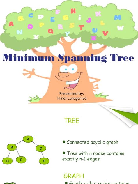 minimum spanning tree presented by hinal lunagariya pdf