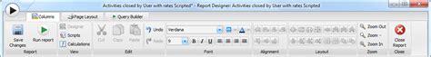 Formatting Toolbar ImpactV