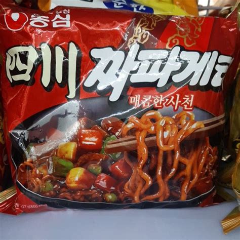 Jjapaghetti Chapaghetti 140g Pouch 123g Cup By Nongshim Shopee