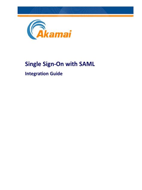 Saml Integration Guide Pdf Information Technology Security Technology