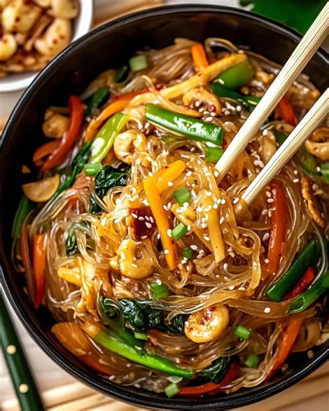 Korean Glass Noodle Stir Fry Recipe Is Easy To Make Fitandhealthier