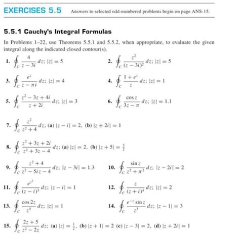 Solved EXERCISES Answers To Selected Odd Numbered Chegg