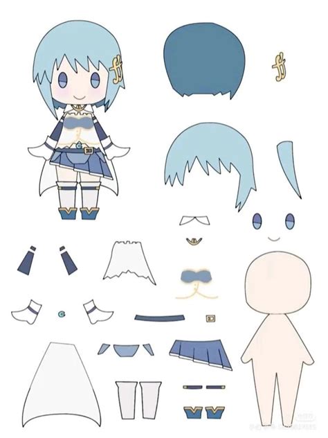 9 Madoka Magica Papercraft Ideas Paper Doll Printable Templates