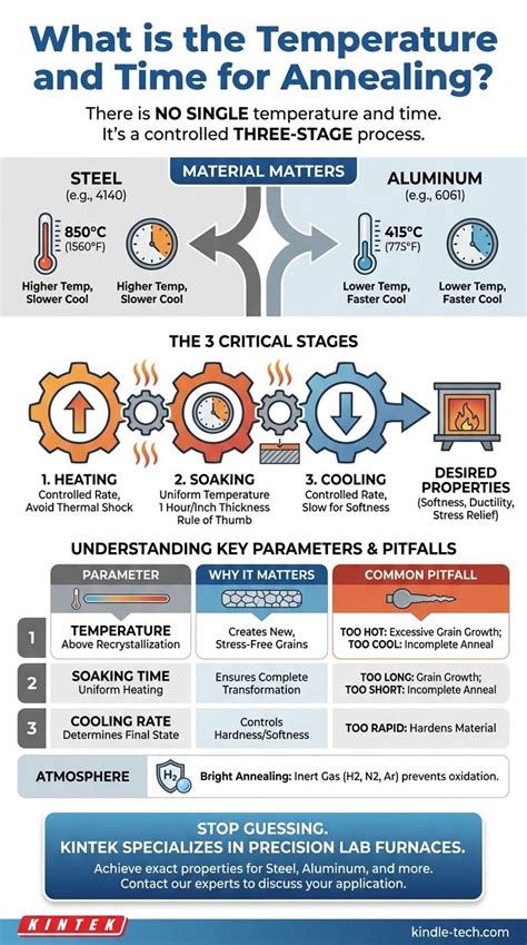 What Is The Temperature And Time For Annealing A Tailored Guide For Your Material Kintek Solution
