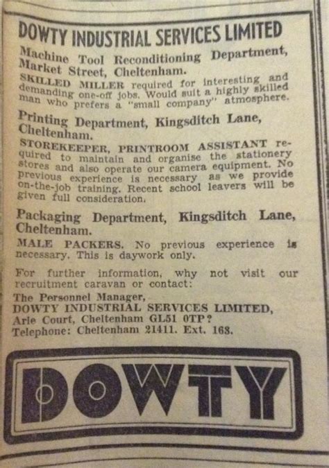 Dowty And Sex Discrimination Dowty Group Ltd Dowty Heritage