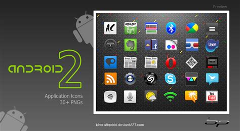 Android Icons Set 2 By Bharathp666 On Deviantart