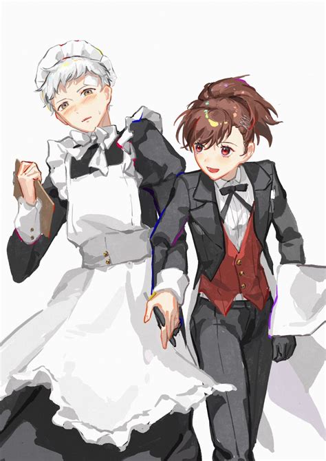 Shiomi Kotone And Sanada Akihiko Persona And 2 More Drawn By Kobayashiyouyouko Danbooru