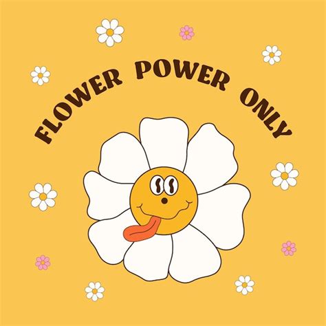 premium vector retro groovy spring poster