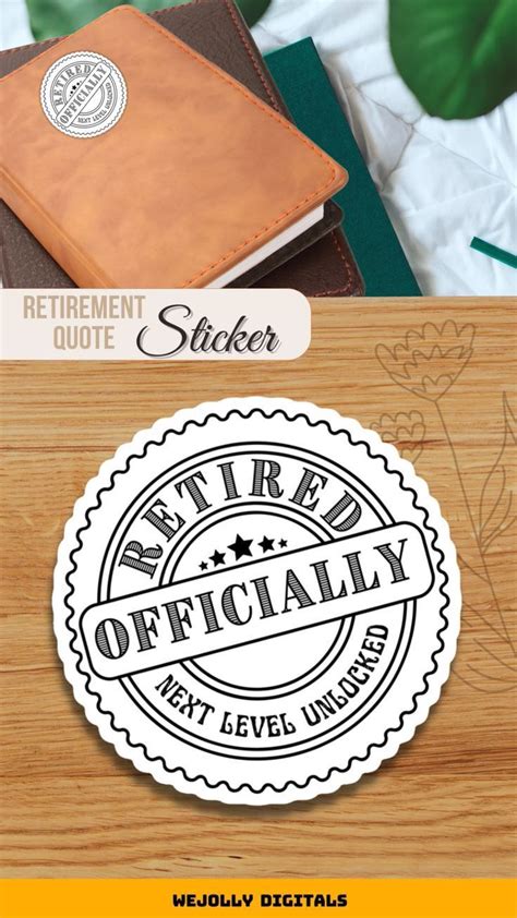 Officially Retired Badge Next Level Unlocked Sticker By
