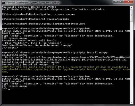 Pycharm a numpy yüklerken hata alıyorum Sayfa Python YazBel forumu