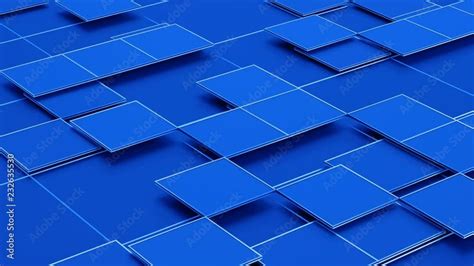 Abstract 3d Rendering Of Geometric Shapes Modern Looped Animation Background Seamless Motion