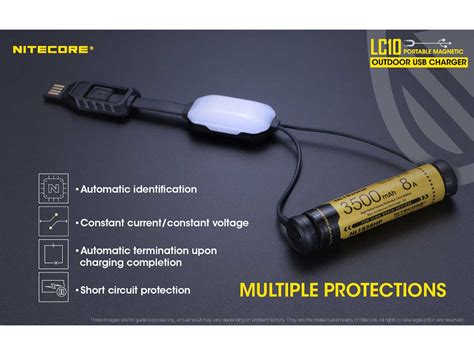 Nitecore Lc10 Magnetic Usb Powerbank And Charger
