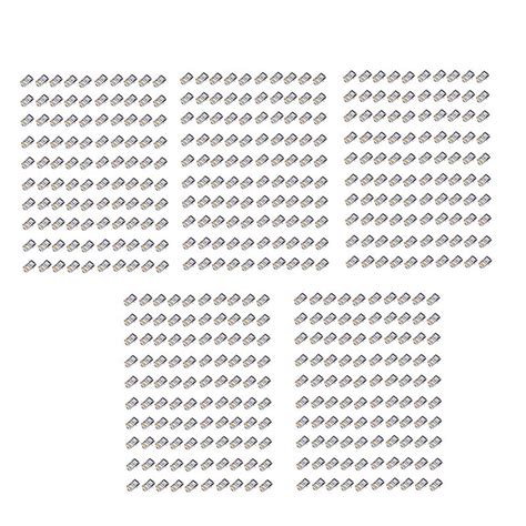 500pcs Rj45 Connector 6u Gold Plated Pass Through Ethernet Cables