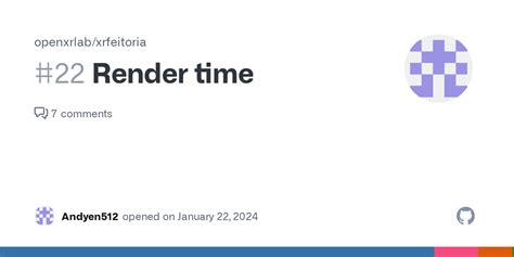 Render Time Issue Openxrlab Xrfeitoria GitHub