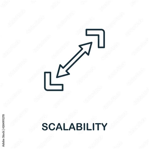 Scalability Outline Icon Thin Style Design From Startup Icons Collection Creativescalability