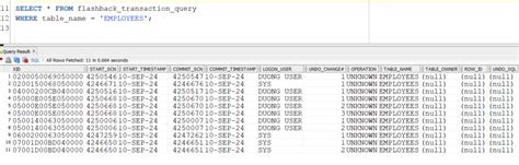 Thực Hành Flashback Trong Oracle Database Mylearn Datalinks Vn