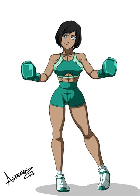 Sparring Korra Short Hair By Josuegnr1993 By Mastersaruwatari On Deviantart