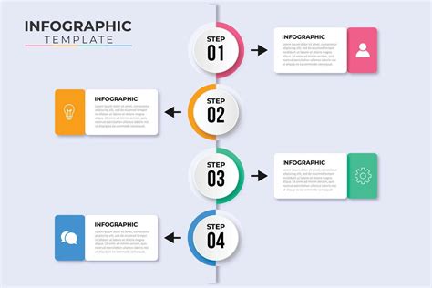 Business Infographic Design Template Vector With Icons And 4 Four Options Or Steps Can Be Used