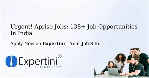 Apriso Jobs 95 Job Opportunities In India Expertini