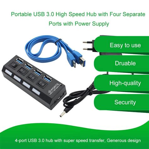 Usb 30 Hub Usb Hub 30 Multi Usb Splitter Hab 47 Grandado