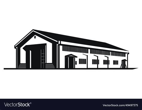 Warehouse Logo Design Royalty Free Vector Image