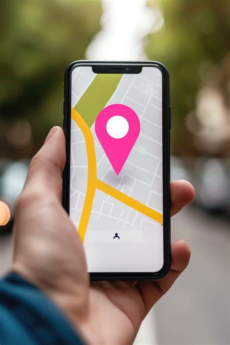 Navigate The City With A Mobile Gps Location App And Map Functionality