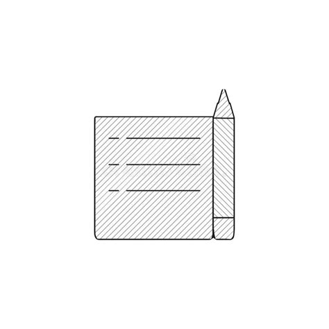 Document Thin Line Icon Document Hand Drawn Thin Line Icon Stock Vector Illustration Of