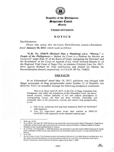 Upreme Qcourt Notice Pdf