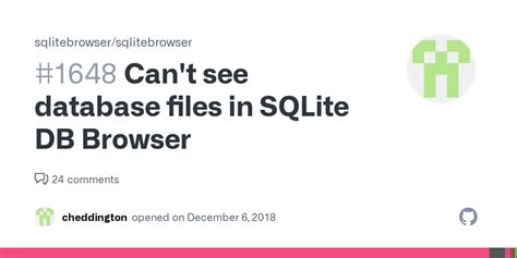 Cant See Database Files In Sqlite Db Browser · Issue 1648 · Sqlitebrowsersqlitebrowser · Github