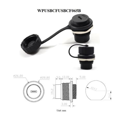 锌合金d Type面板螺丝安装usb C Type C接头插座模块连接器 Usb C 慧联 中国 广东省 生产商 端子、连接器