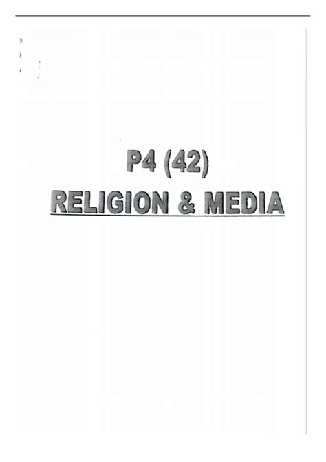 Caie A Level Sociology 9699 — Paper 4 Complete Notes 2025 Syllabus
