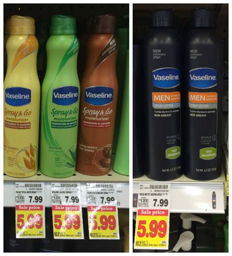Great Deal On Vaseline Spray Lotion At Kroger Kroger Krazy