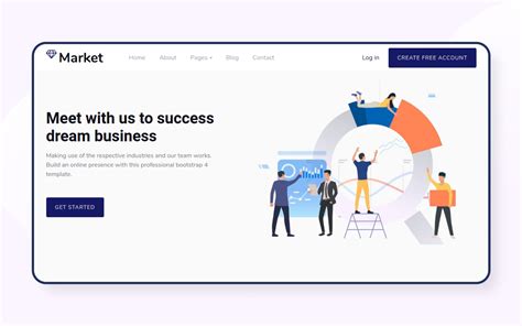 GitHub Templates Desarrollo Web Mobile Market Corporate Business Website Template Angular