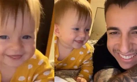 Explosão De Fofura Fernando Daniel Surge A Ensinar A Filha A Gatinhar