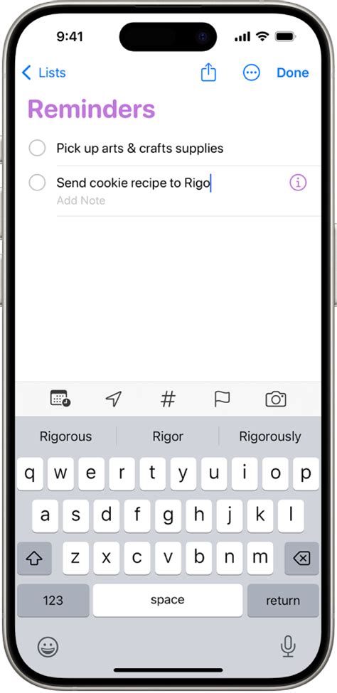 Get Started With Reminders On Iphone Apple Support