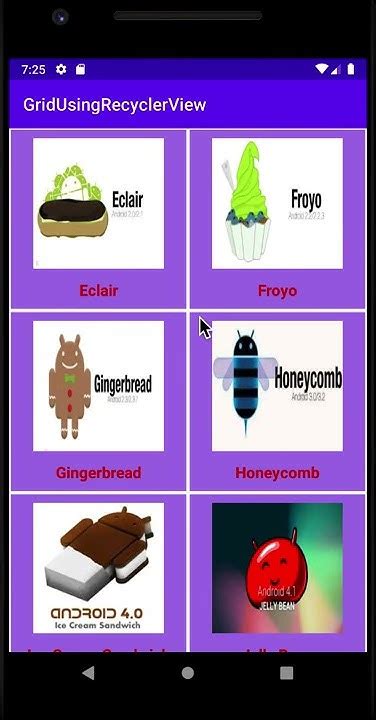 Android Gridlayoutmanager Example With Recyclerview Youtube