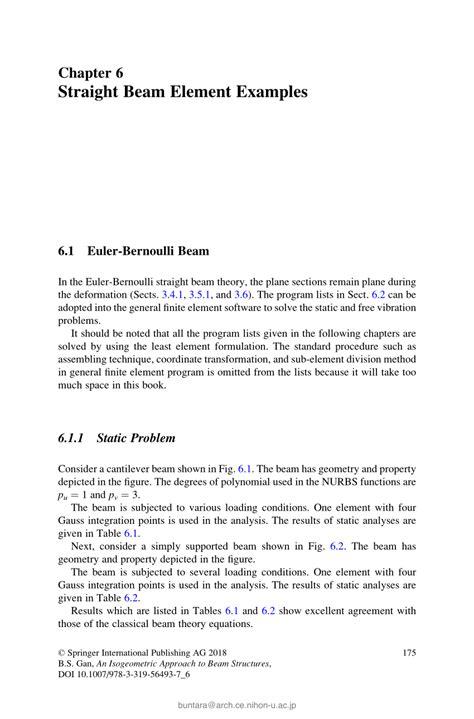 Pdf Straight Beam Element Examples