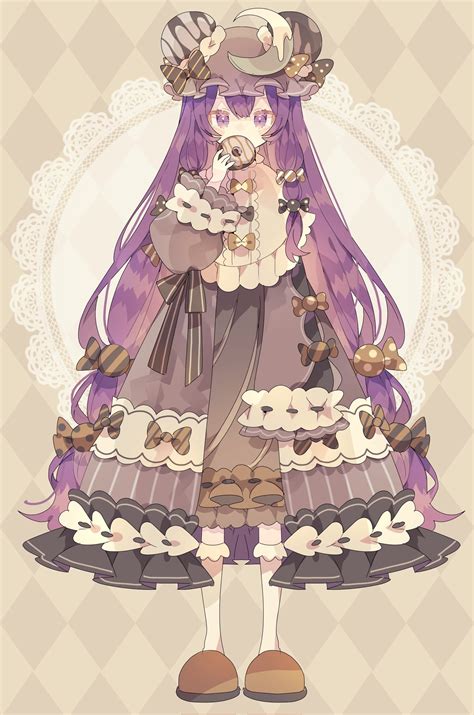 Patchouli Knowledge Touhou Drawn By Nikorashi Ka Danbooru