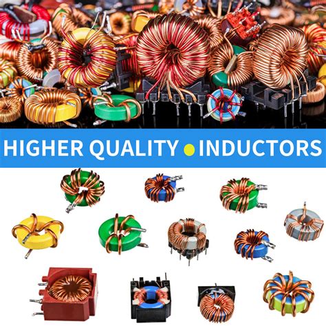 Differential Mode Inductors Solar Power Converter High Power Magnetic Core Inductor Iron Silicon