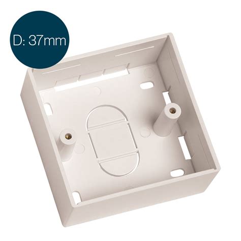 Commscope Backbox Single Gang 760189472 White D37mm